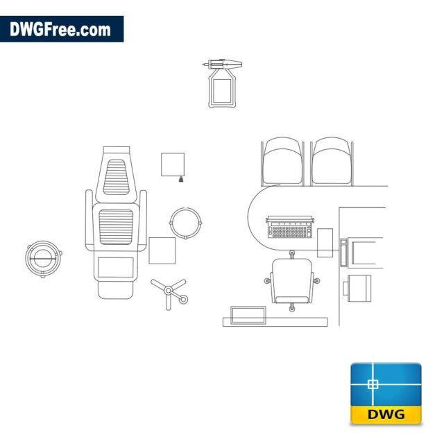 Commercial Laundry and Dry Cleaning Equipment 2D CAD dwg.