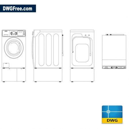 Washer samsung DWG AutoCad