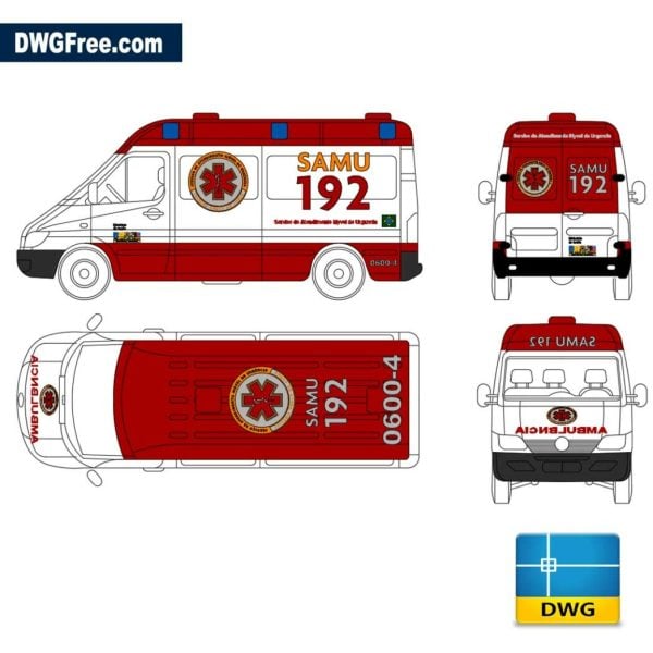 Ambulance DWG AutoCad