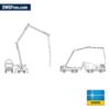 Truck with concrete pumping DWG AutoCad
