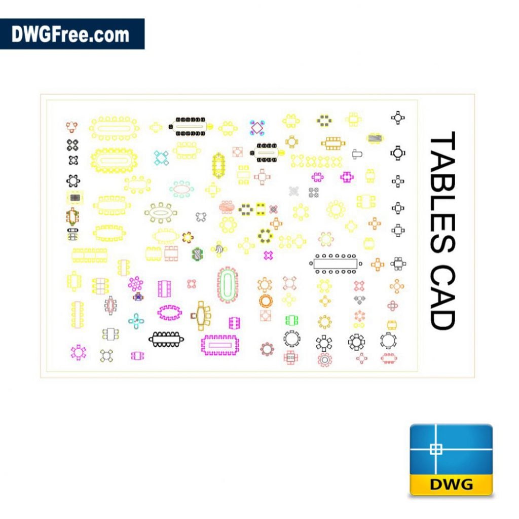 Table 2D DWG