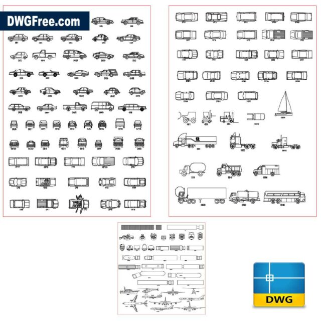 Cars Blocks [Drawing 2026 ] DWG Files Download Free Models.