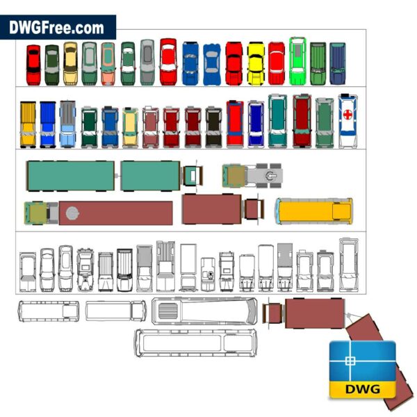 Several Cars DWG [Drawing 2020 ] Files Download Free in AutoCAD.