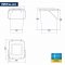 Dumpster DWG 2D Drawing. Download free in Autocad.
