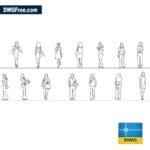 Block Human DWG [ Drawing 2026 ] 2D in AutoCAD. DwgFree
