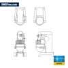 Commercial Food Mixer DWG Free [ Drawing 2020 ] in AutoCAD Blocks.