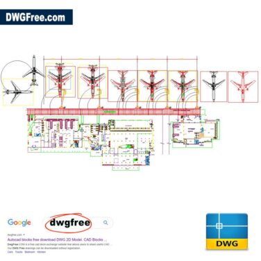 Airport DWG Blocks[ Drawing FREE ] in AutoCAD file for Architect.