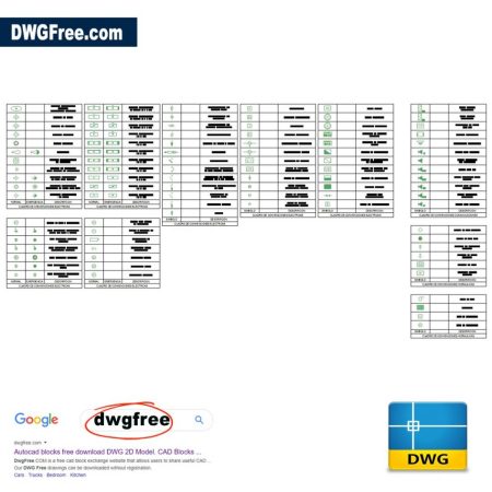 Architectural Symbols DWG Free [ Drawing 2020 ] in AutoCAD Blocks.