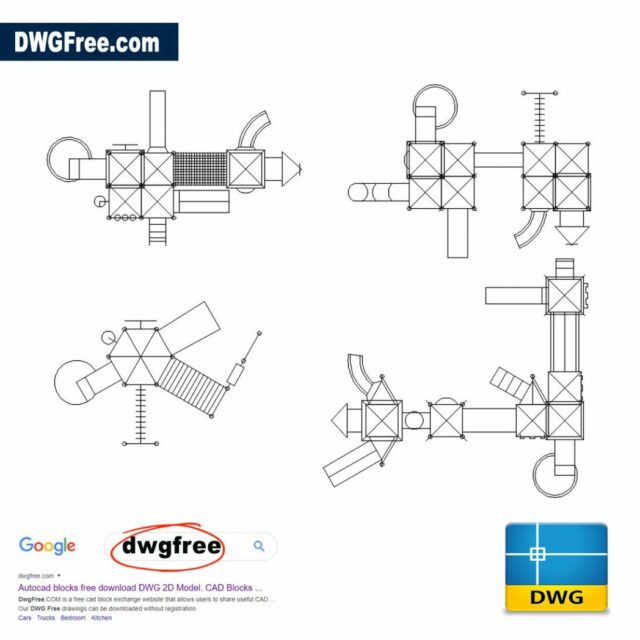 Des Sports DWG AutoCAD blocs télécharger DWG Modèle.