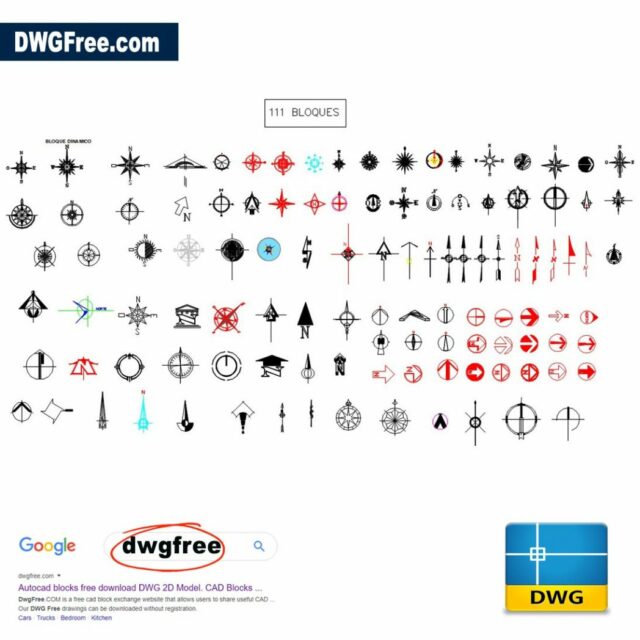Sample Various Norths DWG [ Drawing FREE ] in AutoCAD for Architect.