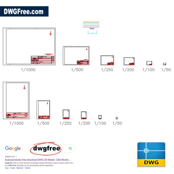 Boxes for Different Plans DWG Blocks [ Drawing FREE] for AutoCAD.