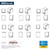 CAD Dishwashers DWG Free Library [ Drawing TOP 2D ] AutoCAD files.