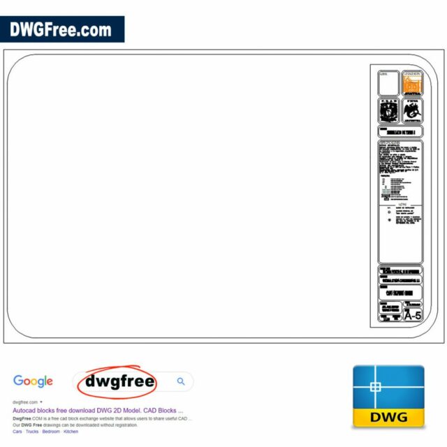 Cartouche AutoCAD Télécharger le fichier DWG + 9.000 Architecture