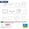 GRATIS Almohadas 2D CAD DWG archivo Descargar