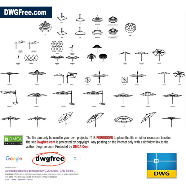 Free CAD Blocks | AutoCAD Blocks Free Download DWG 2D Models.