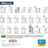 AutoCAD file Freezer Refrigerator 2D in DWG format save.